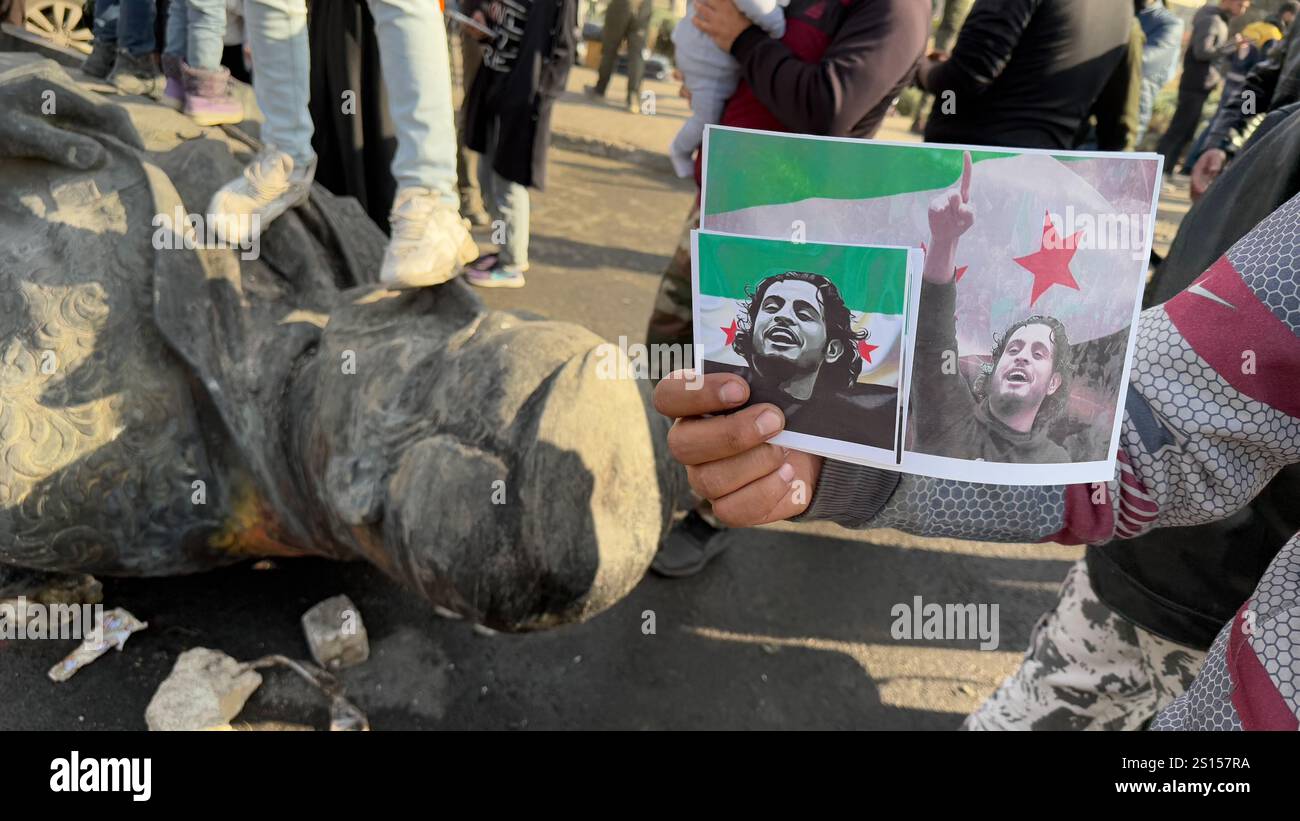 Daily life in the Syrian capital city Damascus pictured on December 16 ...