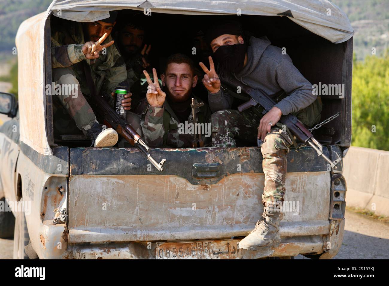 Daily life in the Syrian capital city Damascus pictured on December 13 ...