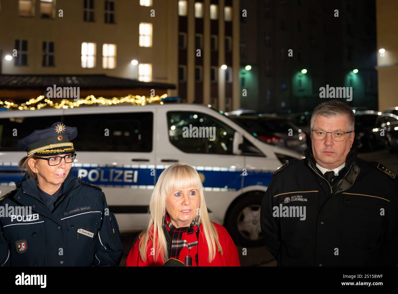 Berlin, Germany. 31st Dec, 2024. Berlin's Senator of the Interior Iris ...