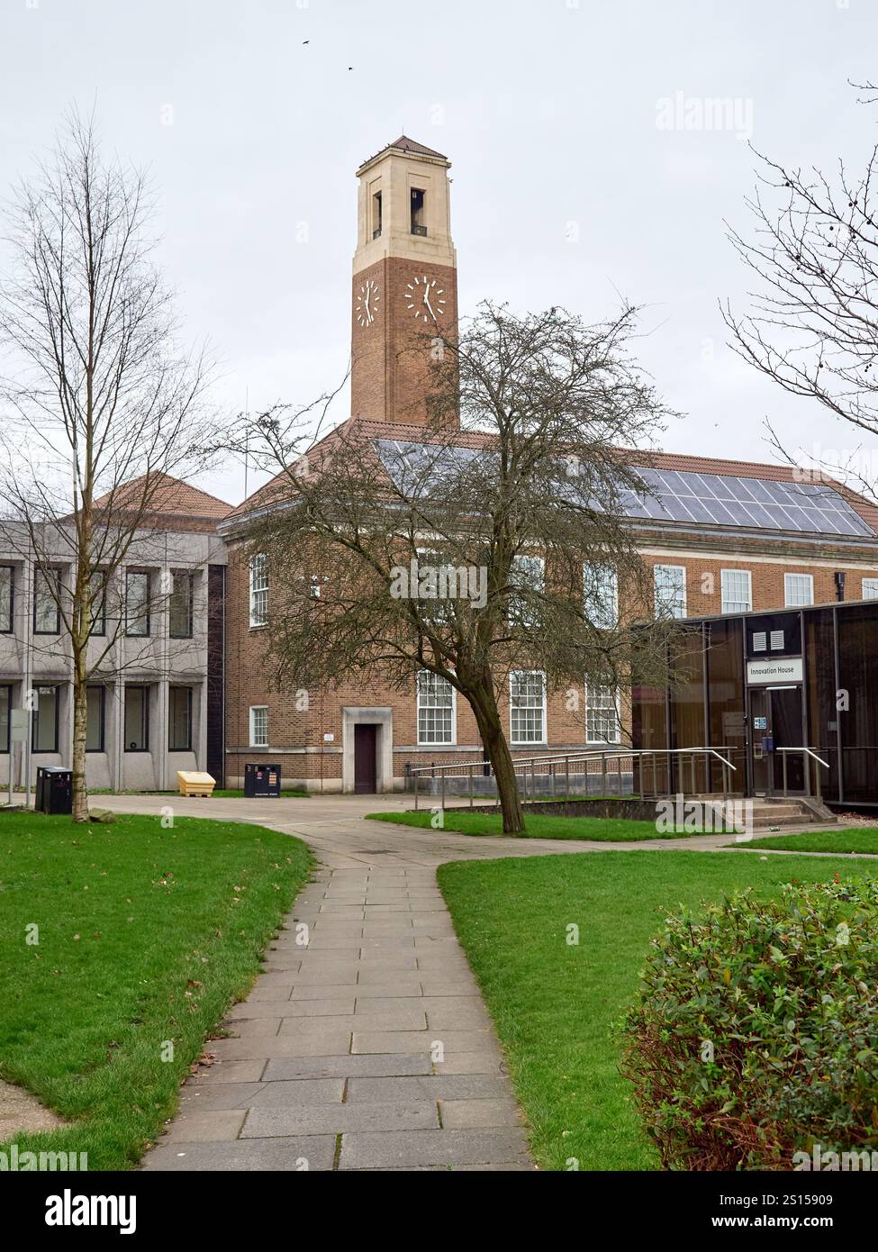 Swinton, Manchester, UK, 31-12-2024: Salford town hall Swinton ...