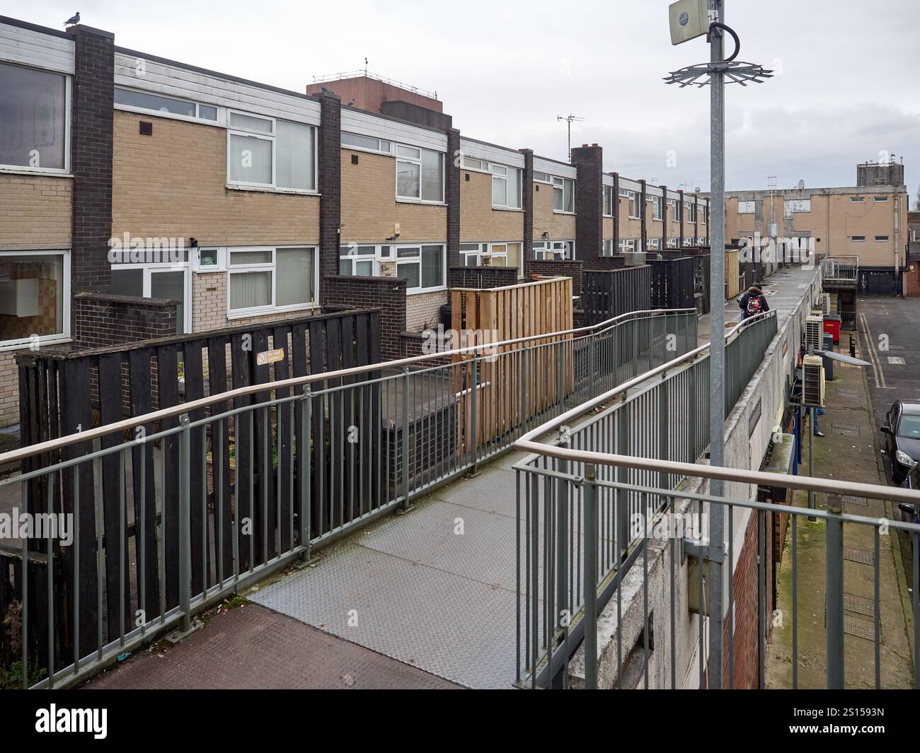 Swinton, Manchester, UK, 31-12-2024: Swinton precinct houses. Urban ...