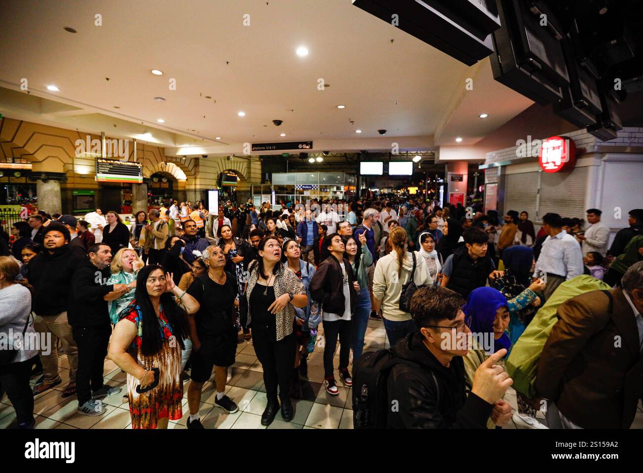 Melbourne, Australia. 01st Jan, 2025. Families and groups of friends ...