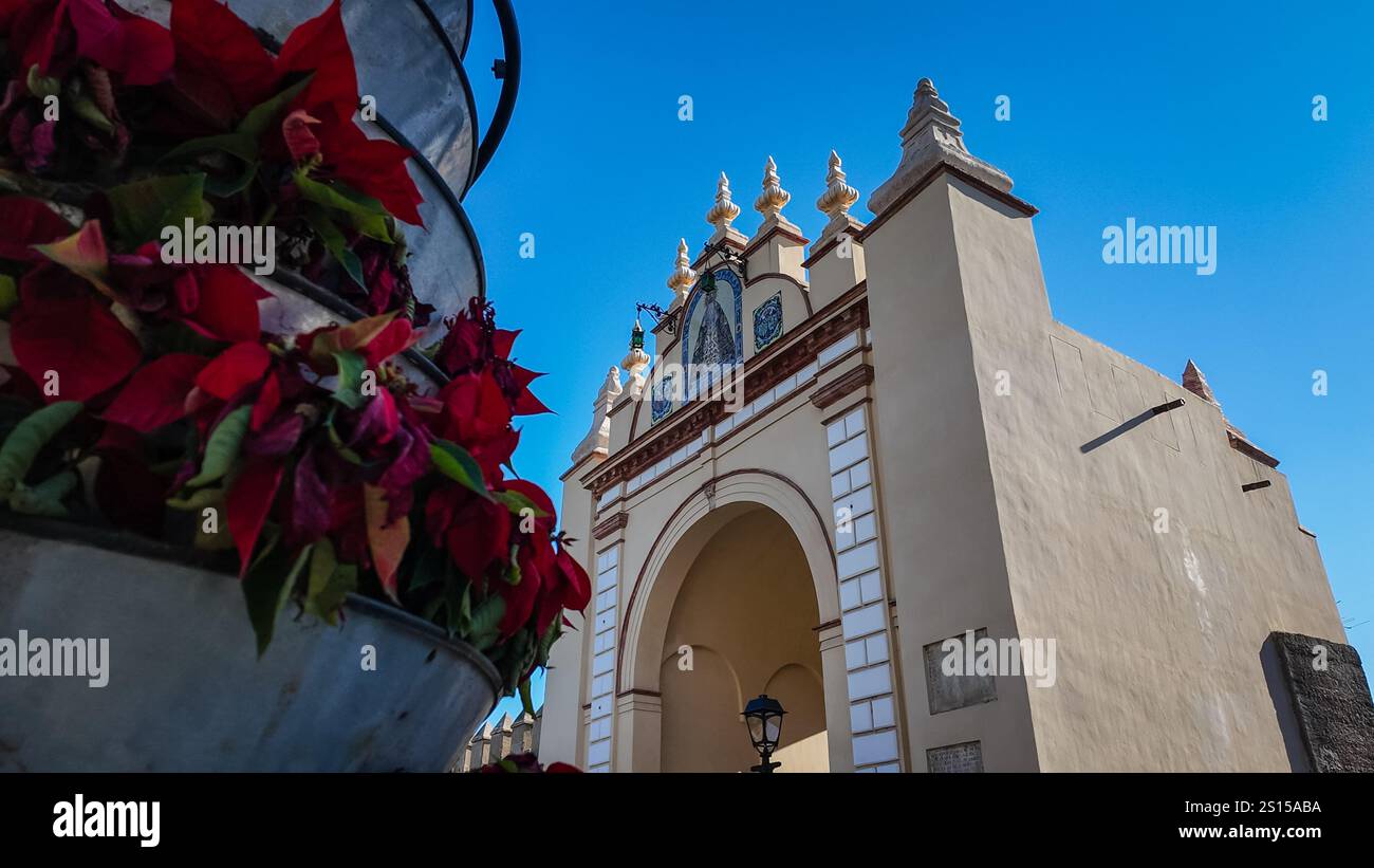 The historic Arco de la Macarena, a beautiful archway in Seville, Spain ...
