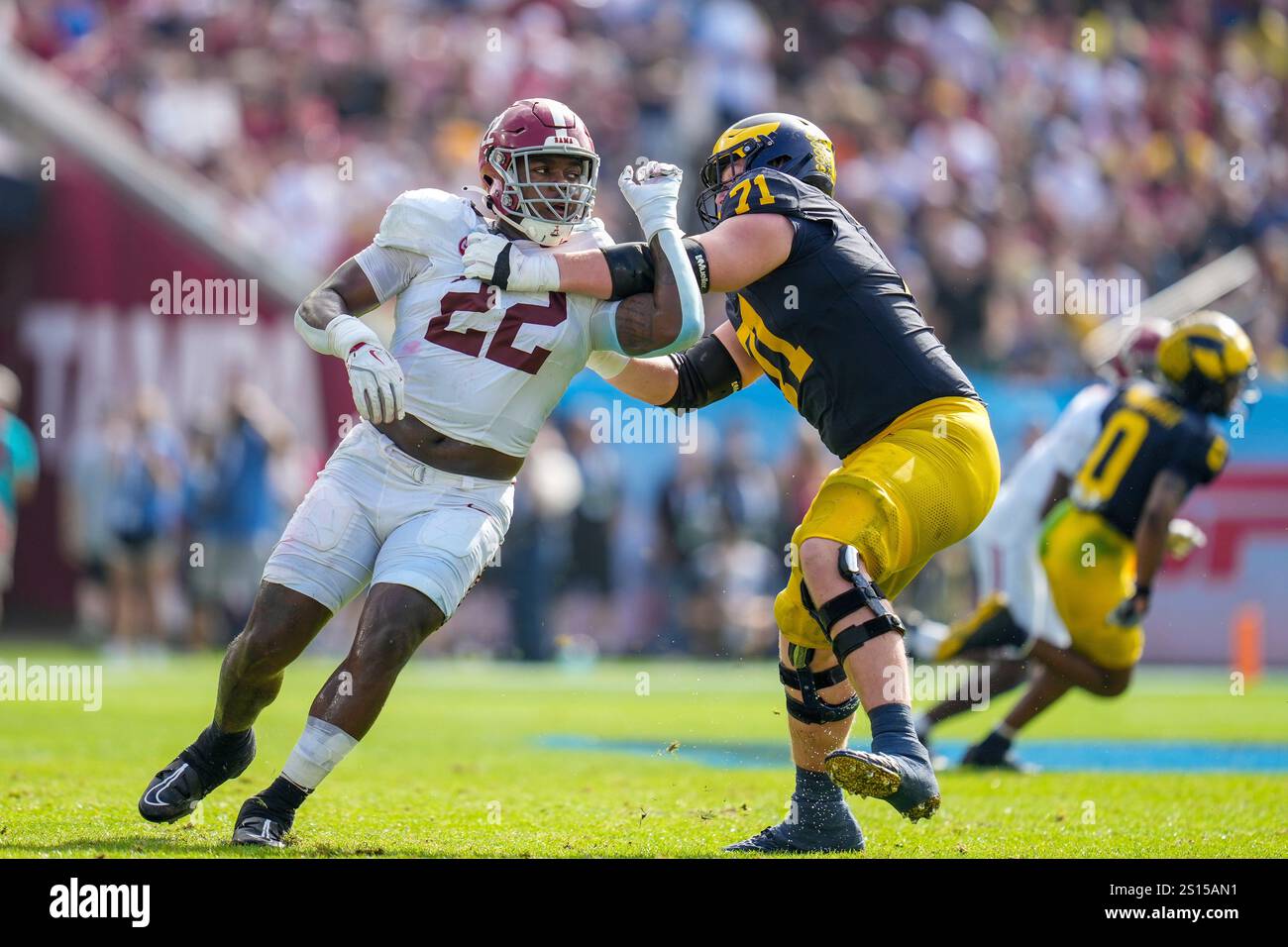 TAMPA, FL - DECEMBER 31: Alabama Crimson Tide defensive lineman LT ...