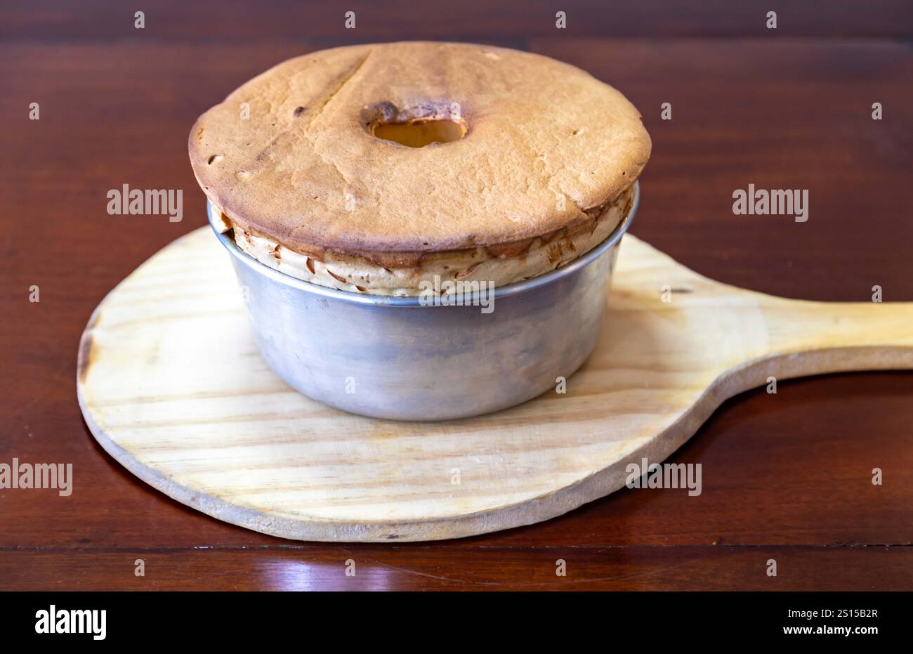 Traditional caramelized egg white pudding known as molotof or molotov ...