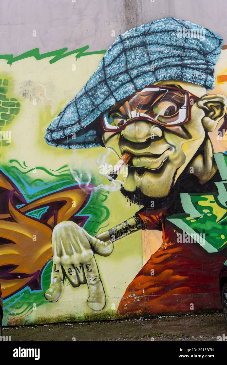 Graffiti Battle mural by cultural organization Sofia Graffiti Tour ...