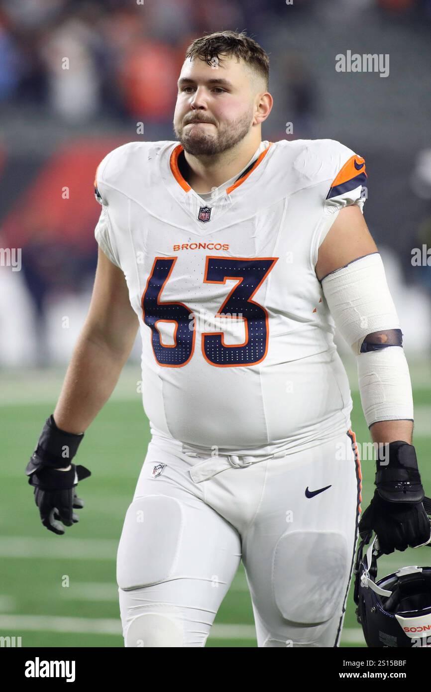 December 28, 2024: Denver Broncos T Alex Palczewski during WEEK 17 of ...