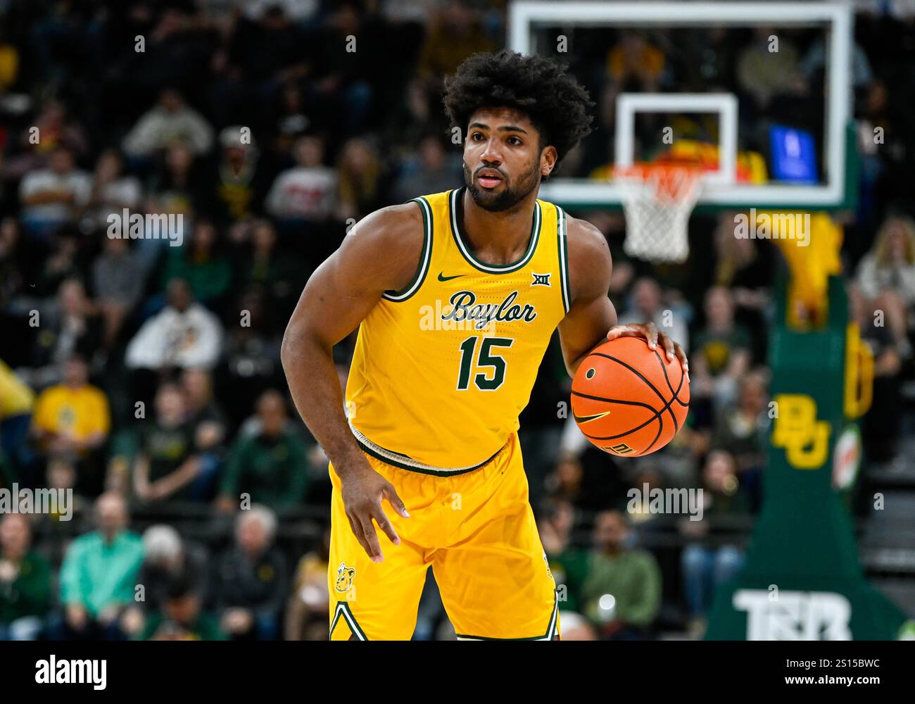 January 31 2024: Baylor Bears forward Norchad Omier (15) during the 1st ...