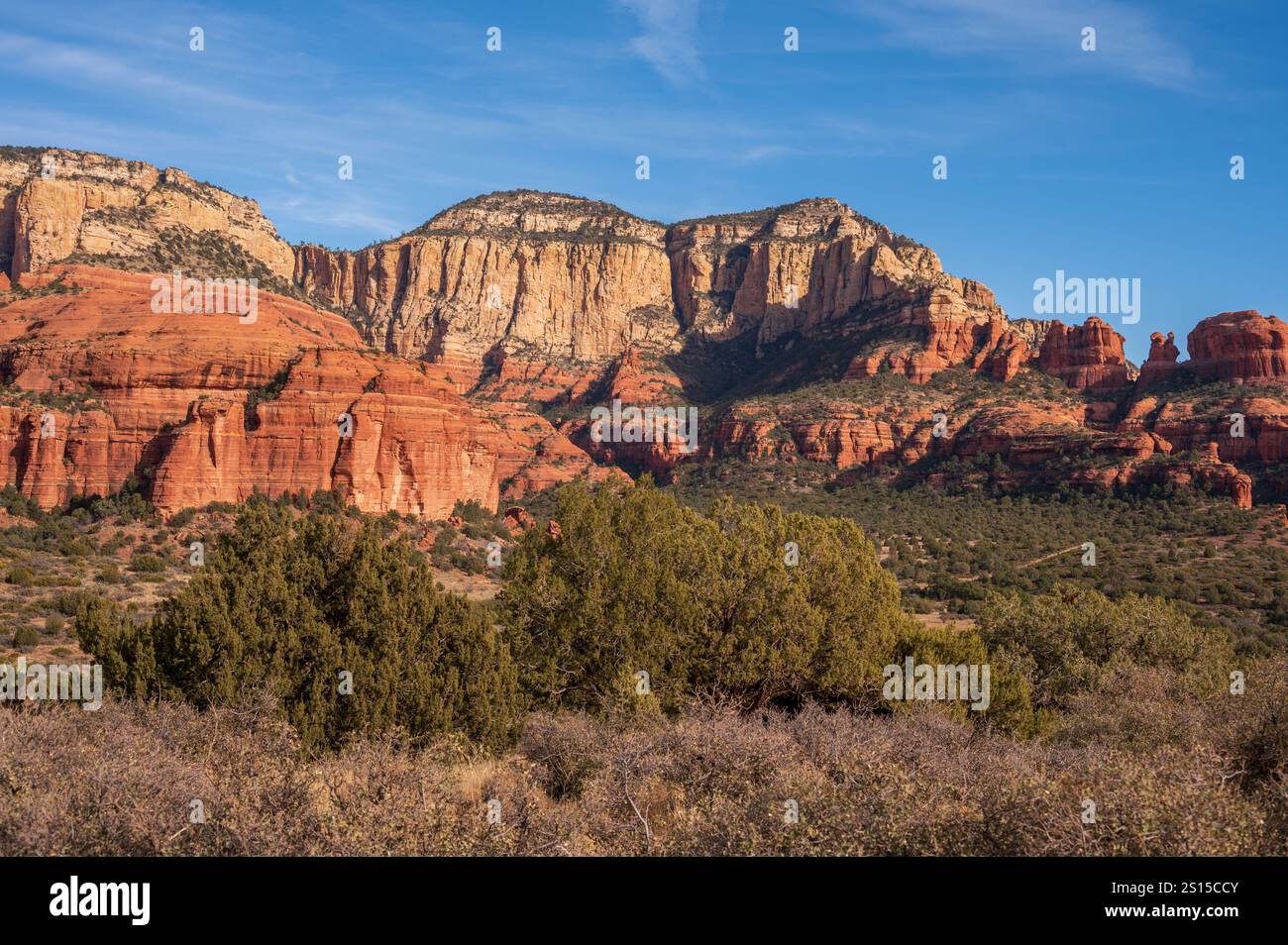 Views of Bear Mountain near Sedona, Arizona. Rock feature known as the ...