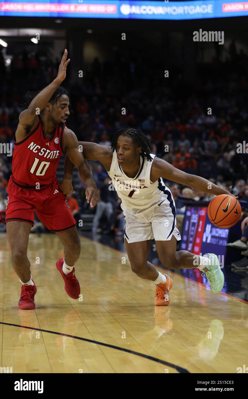 Charlottesville, VA, USA. 31st Dec, 2024. Virginia Cavaliers guard Dai ...