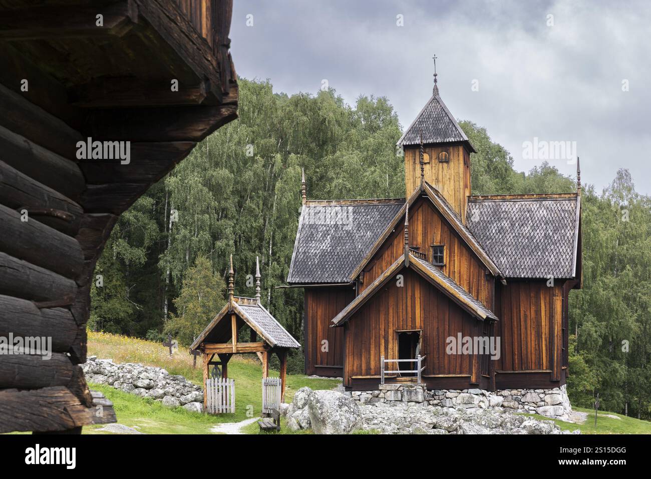 Stave church, Uvdal, Numedal, Norway, Europe Stock Photo - Alamy