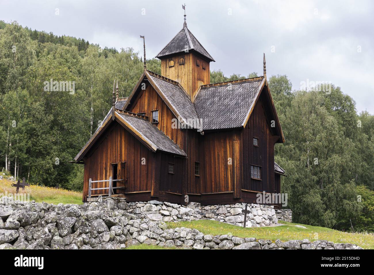 Stave church, Uvdal, Numedal, Norway, Europe Stock Photo - Alamy