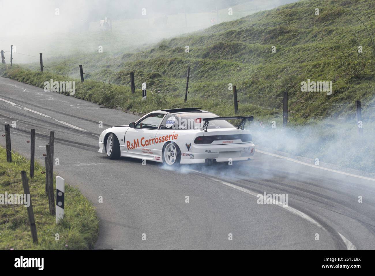 Amrein Raphael from Emmen on a Nissan 200 SX S13, year 1989, 1808 ccm ...