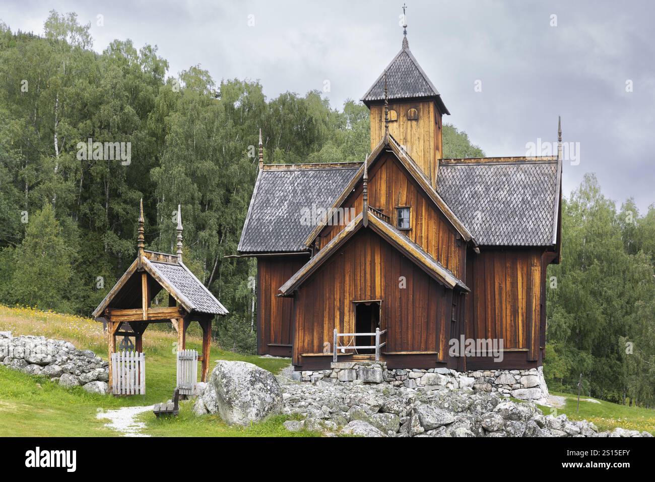 Stave church, Uvdal, Numedal, Norway, Europe Stock Photo - Alamy
