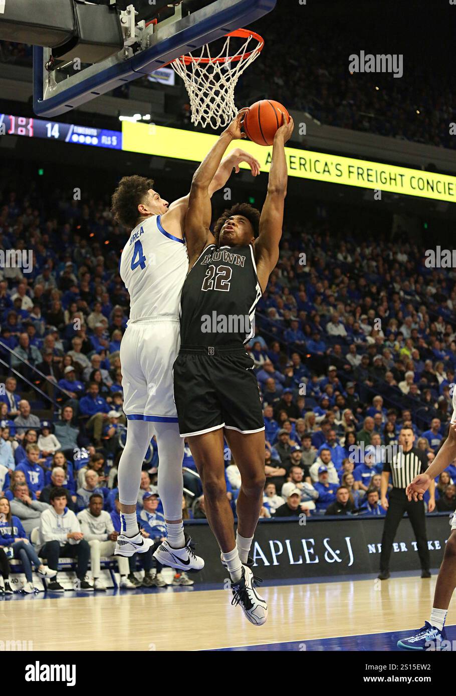 LEXINGTON, KY - DECEMBER 31 - Brown Bears forward Landon Lewis (22 ...