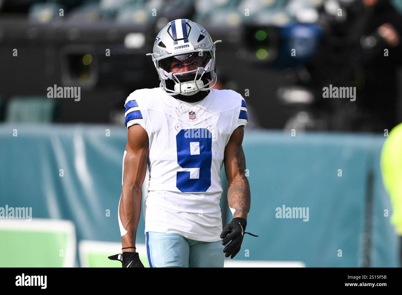 Dallas Cowboys wide receiver KaVontae Turpin (9) looks on during pre ...