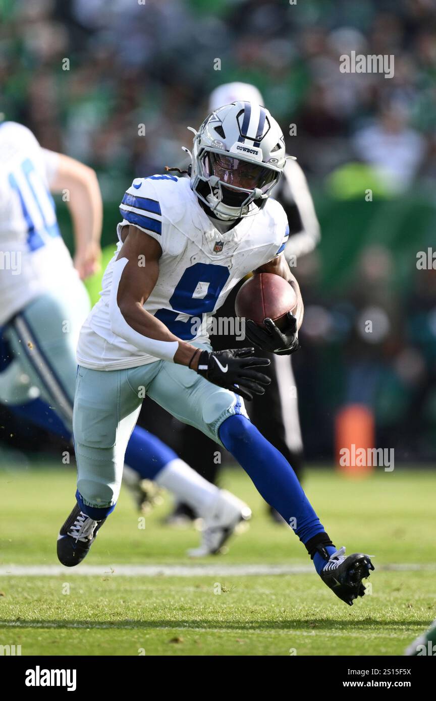 Dallas Cowboys wide receiver KaVontae Turpin (9) runs the ball during ...