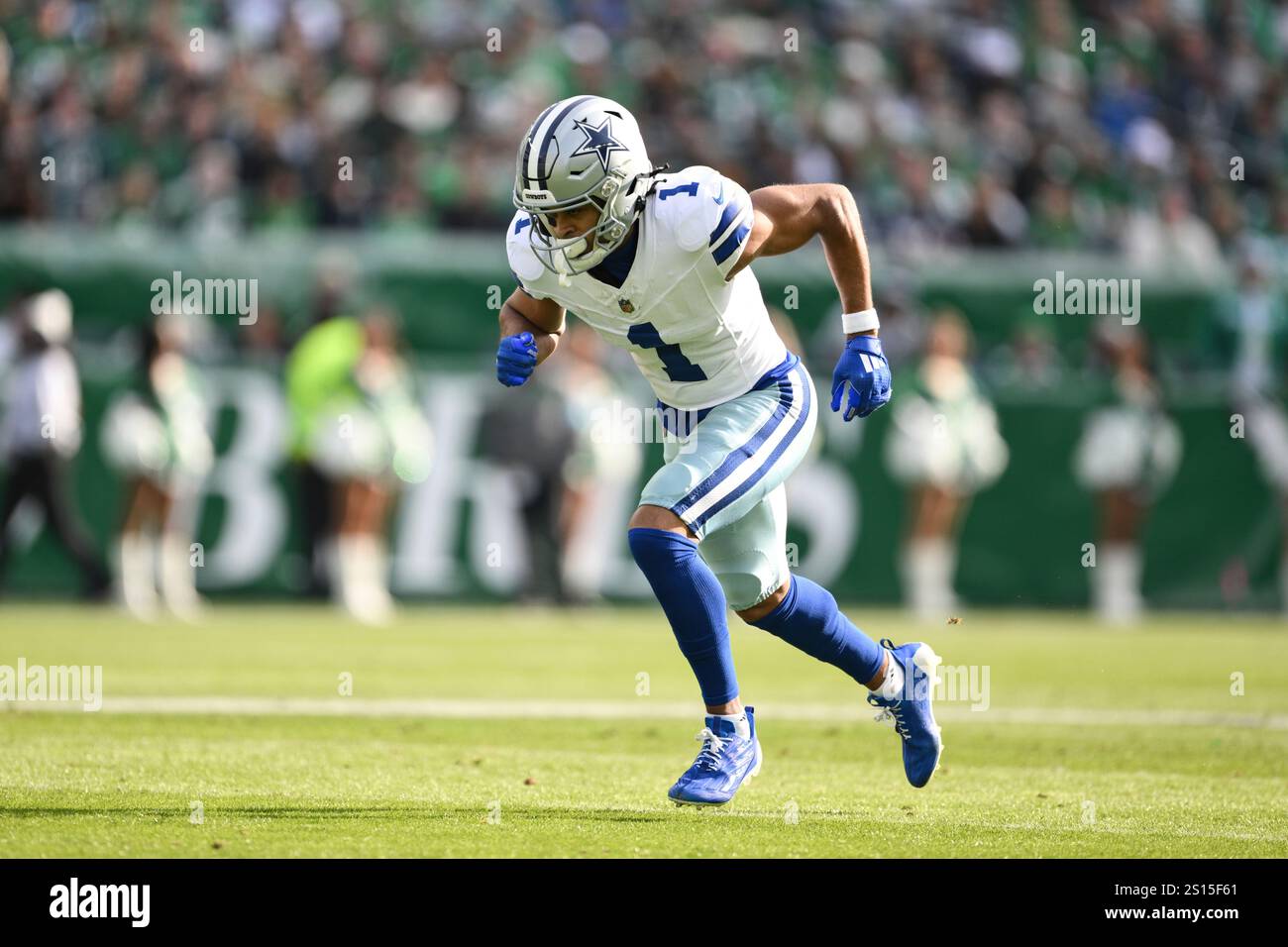 Dallas Cowboys wide receiver Jalen Tolbert (1) in action during the ...