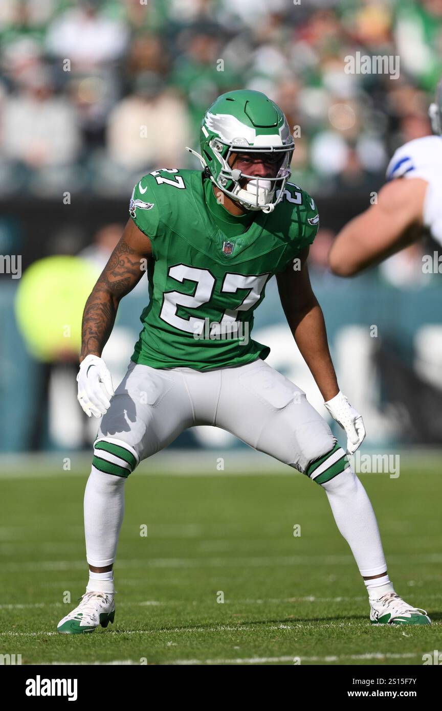 Philadelphia Eagles cornerback Quinyon Mitchell (27) in action during ...