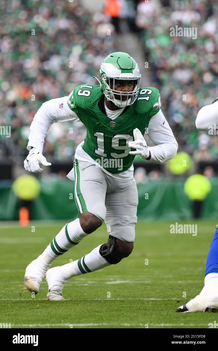 Philadelphia Eagles linebacker Josh Sweat (19) in action during the ...