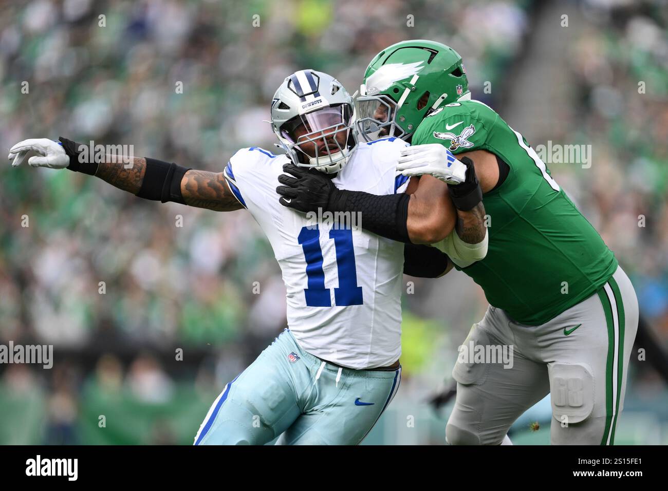 Dallas Cowboys linebacker Micah Parsons (11) in action against ...