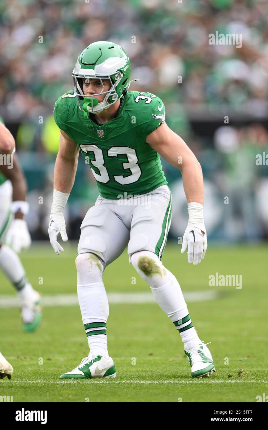 Philadelphia Eagles cornerback Cooper DeJean (33) in action during the ...