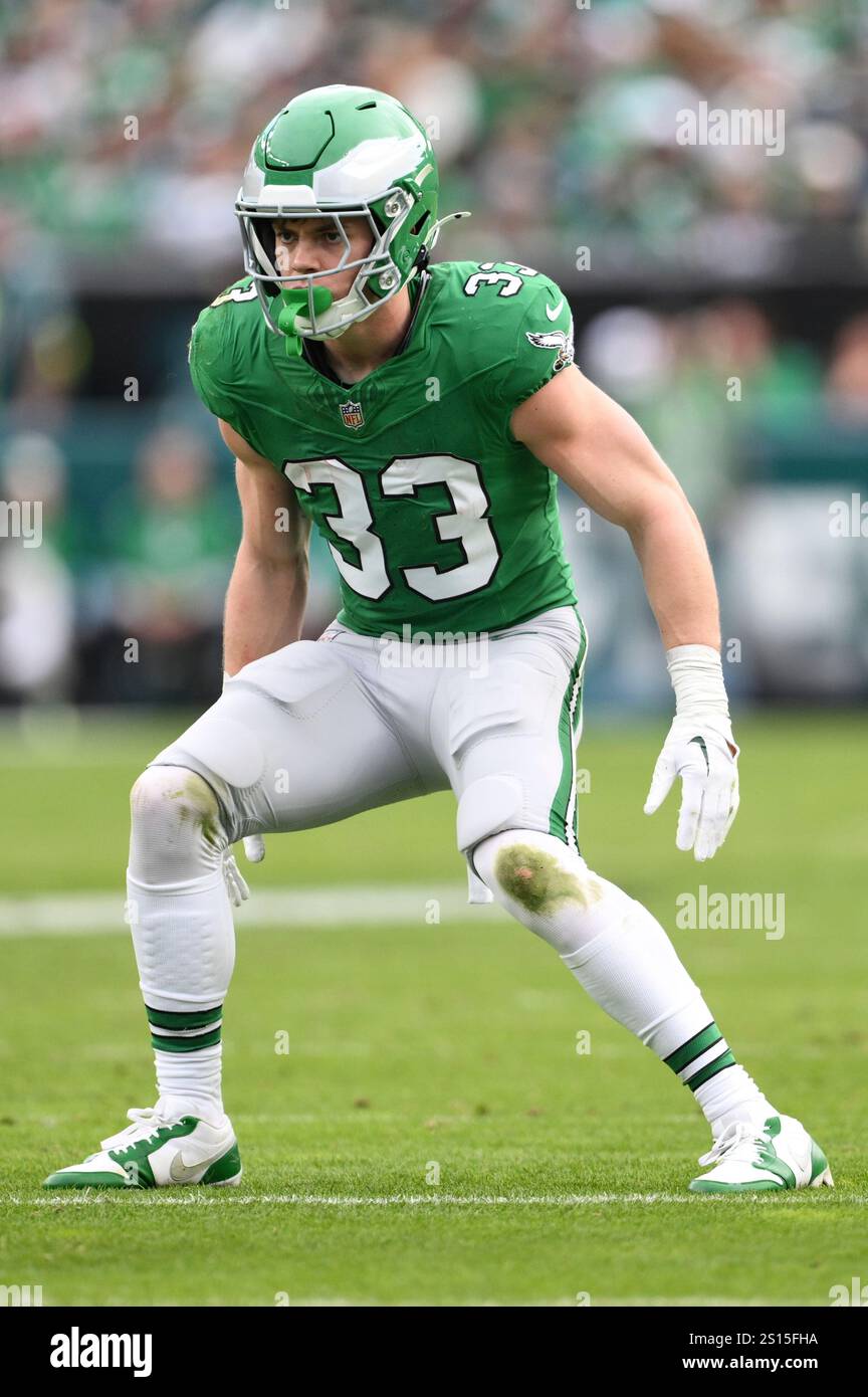 Philadelphia Eagles cornerback Cooper DeJean (33) in action during the ...