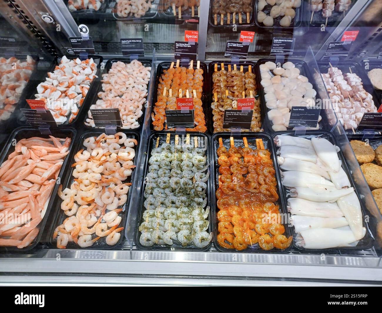 Toronto, On, Canada - August 28, 2024: View at the seafood department ...