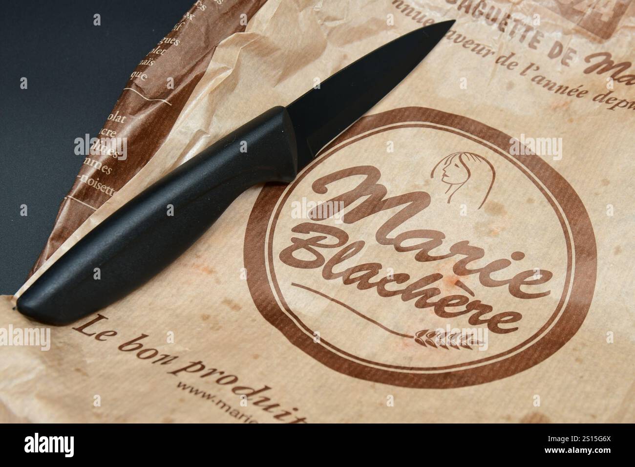 France. 31st Dec, 2024. In this photo illustration, an Epiphany cake ...