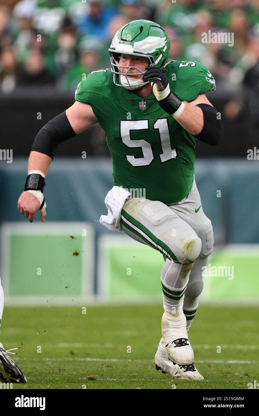 Philadelphia Eagles center Cam Jurgens (51) in action during the second ...