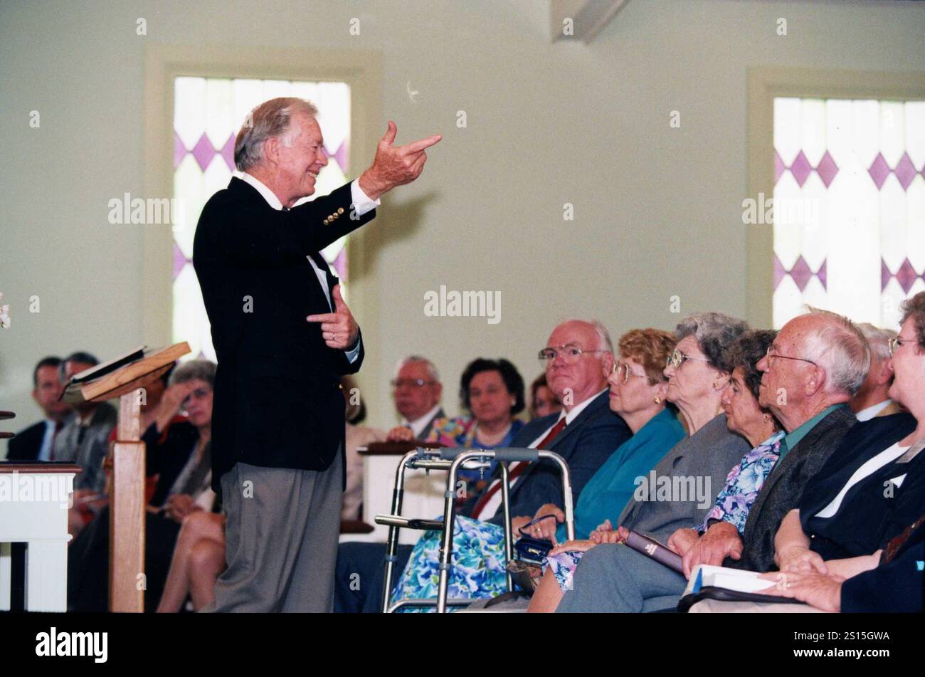 Havana, Cuba. 12th May, 2002. Jimmy Carter taught Sunday school ...