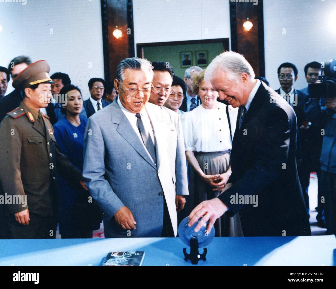 June 16, 1994 - North Korea - Jimmy Carter and then-North Korea ...