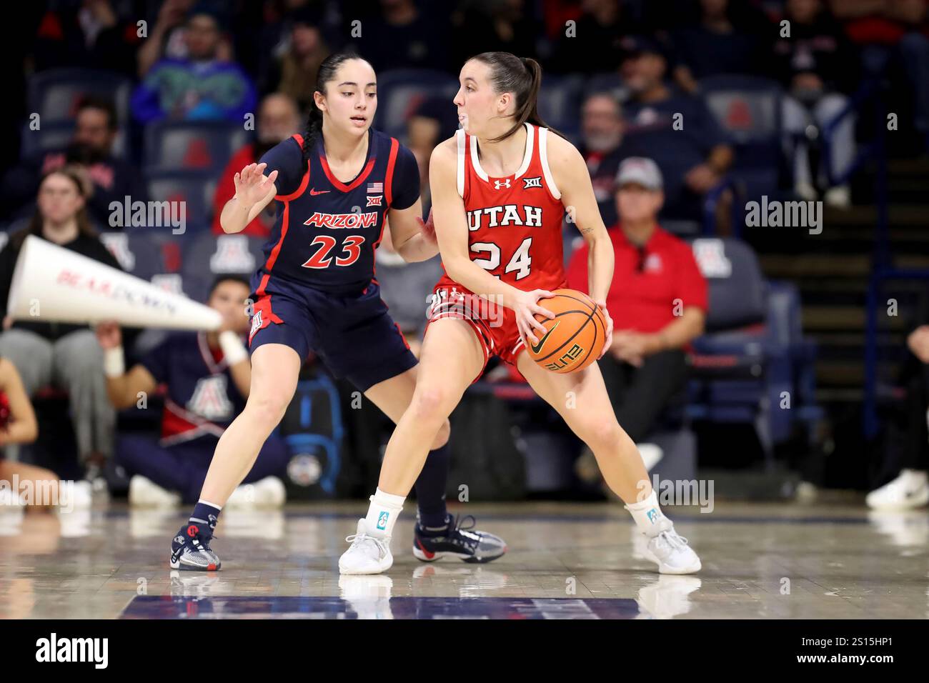 TUCSON, AZ - DECEMBER 31: Arizona Wildcats guard Paulina Paris #23 ...