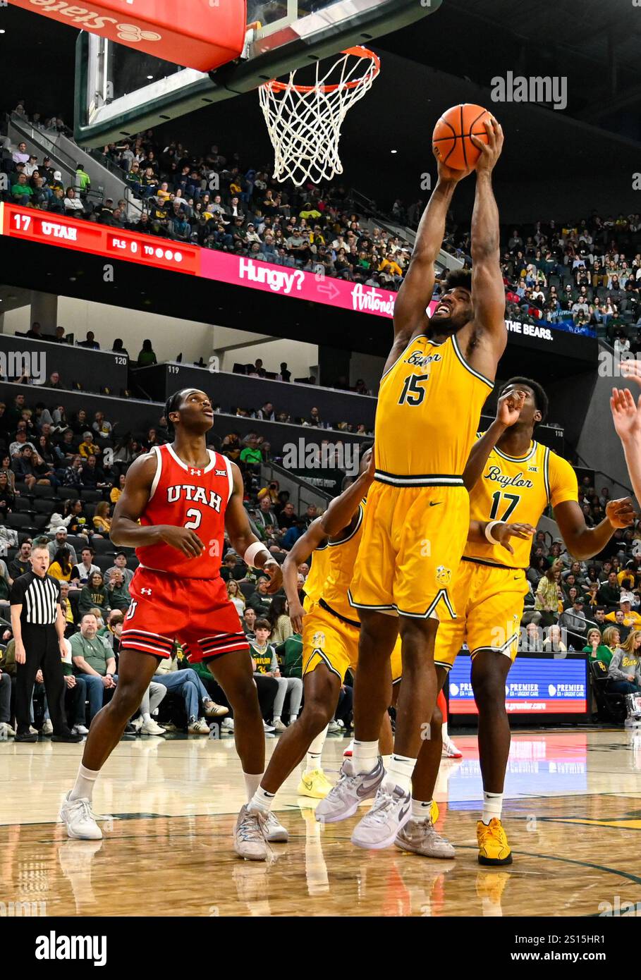 Waco, Texas, USA. 31st Jan, 2024. Baylor Bears forward Norchad Omier ...