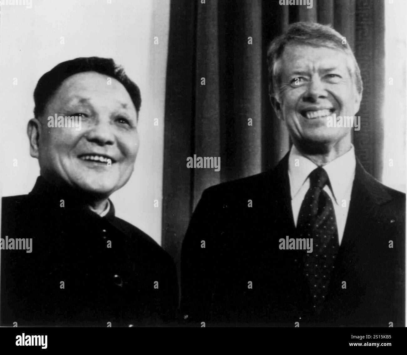 FILE - Chinese Vice Premier Deng Xioaping and President Jimmy Carter ...