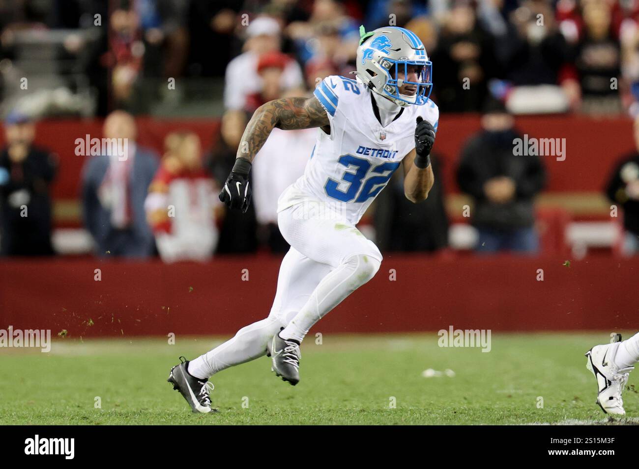 Detroit Lions safety Brian Branch (32) defends during an NFL football ...