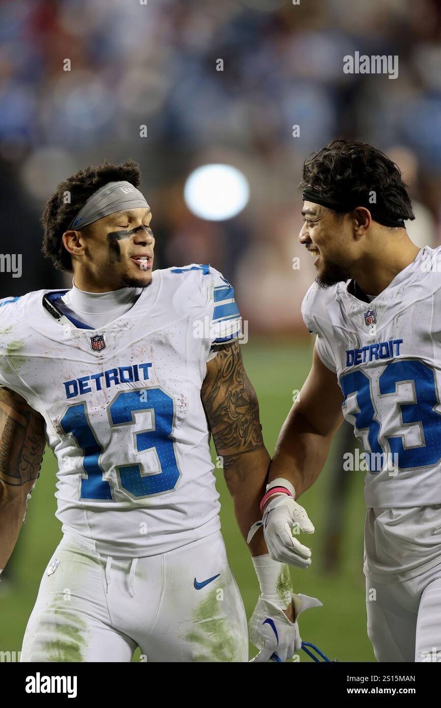 Detroit Lions running back Craig Reynolds (13) and Detroit Lions ...
