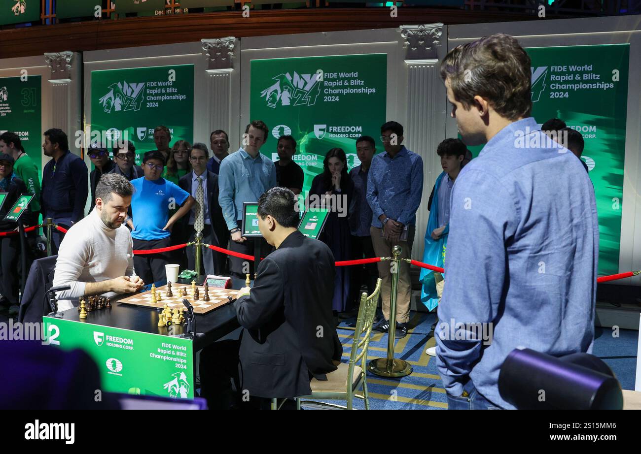 New York, USA. 31st Dec, 2024. FIDE Chess Rapid & Blitz Championship at ...