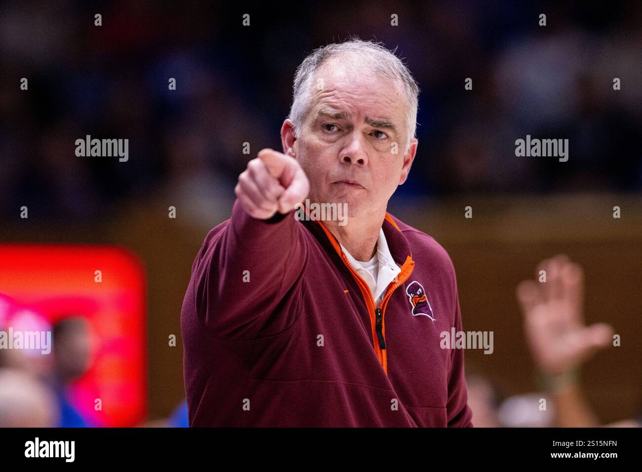 Durham, NC, USA. 31st Dec, 2024. Virginia Tech head coach Mike Young ...