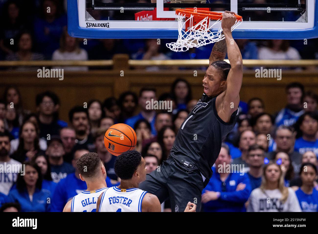 Durham, NC, USA. 31st Dec, 2024. Virginia Tech forward Tobi Lawal (1 ...