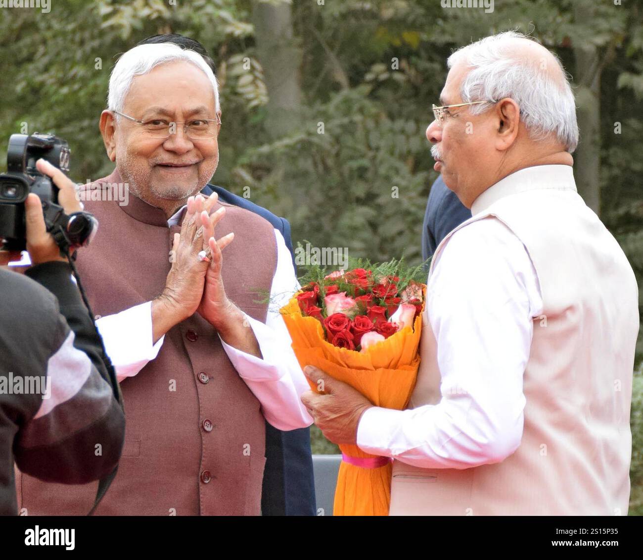 Patna, India. 31st Dec, 2024. PATNA, INDIA - DECEMBER 31: Bihar Chief ...