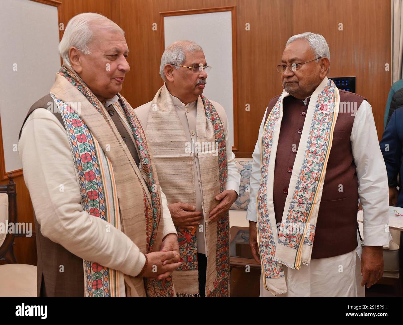 Patna, India. 31st Dec, 2024. PATNA, INDIA - DECEMBER 31: Bihar Chief ...