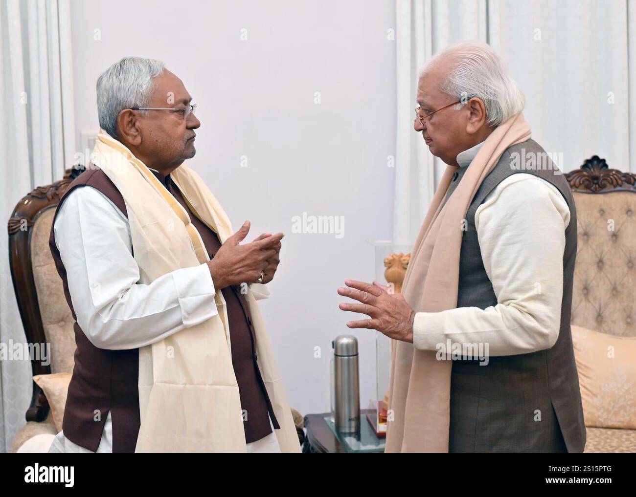 Patna, India. 31st Dec, 2024. PATNA, INDIA - DECEMBER 31: Bihar Chief ...