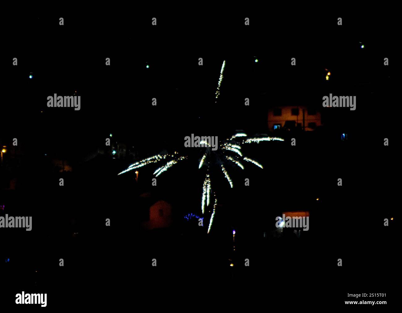 Vigo, Galicia, SPAIN. 1st Jan, 2025. The new year begins in the Spanish ...