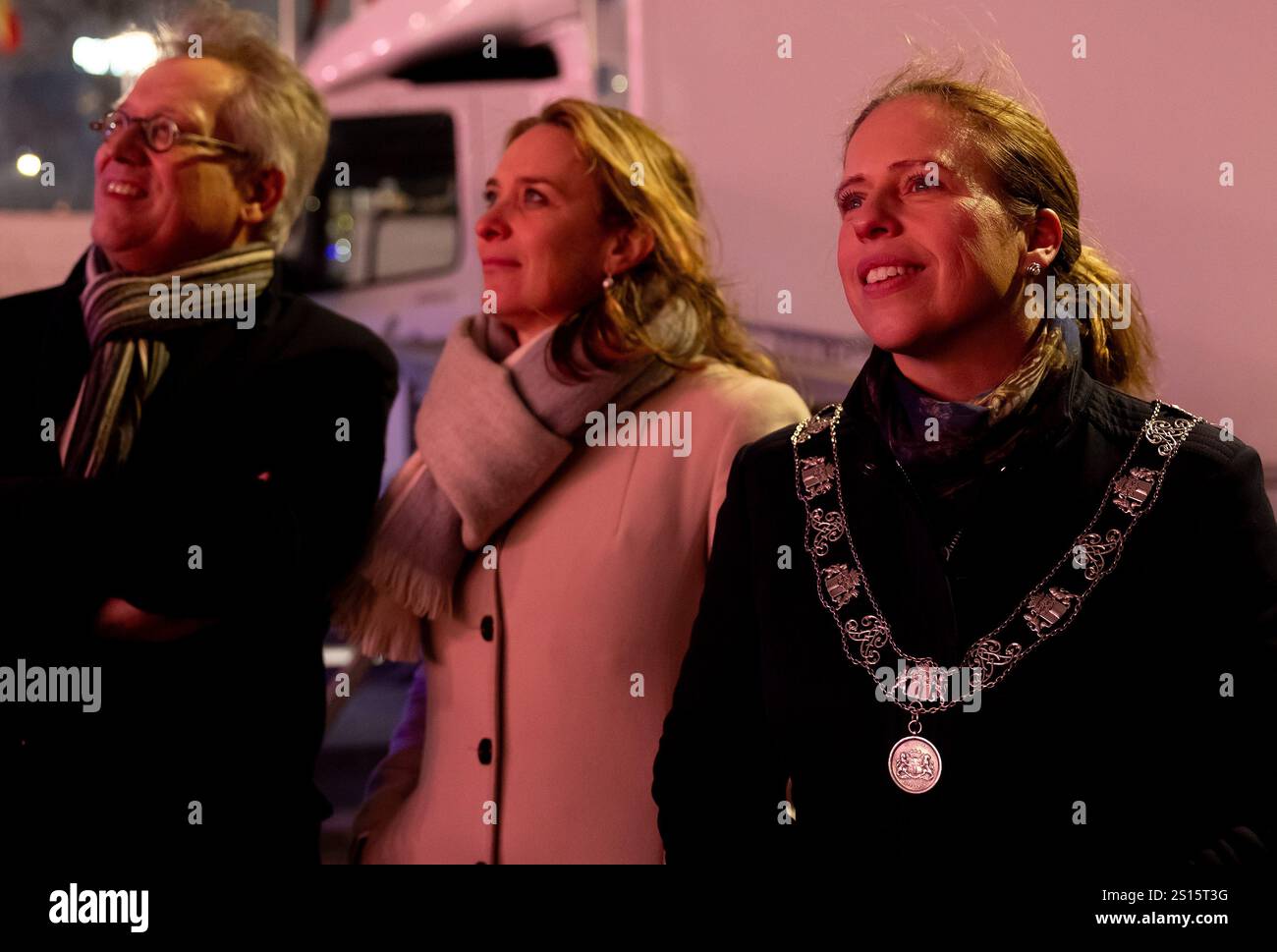 ROTTERDAM - Rotterdam Mayor Carola Schouten at the National Fireworks ...