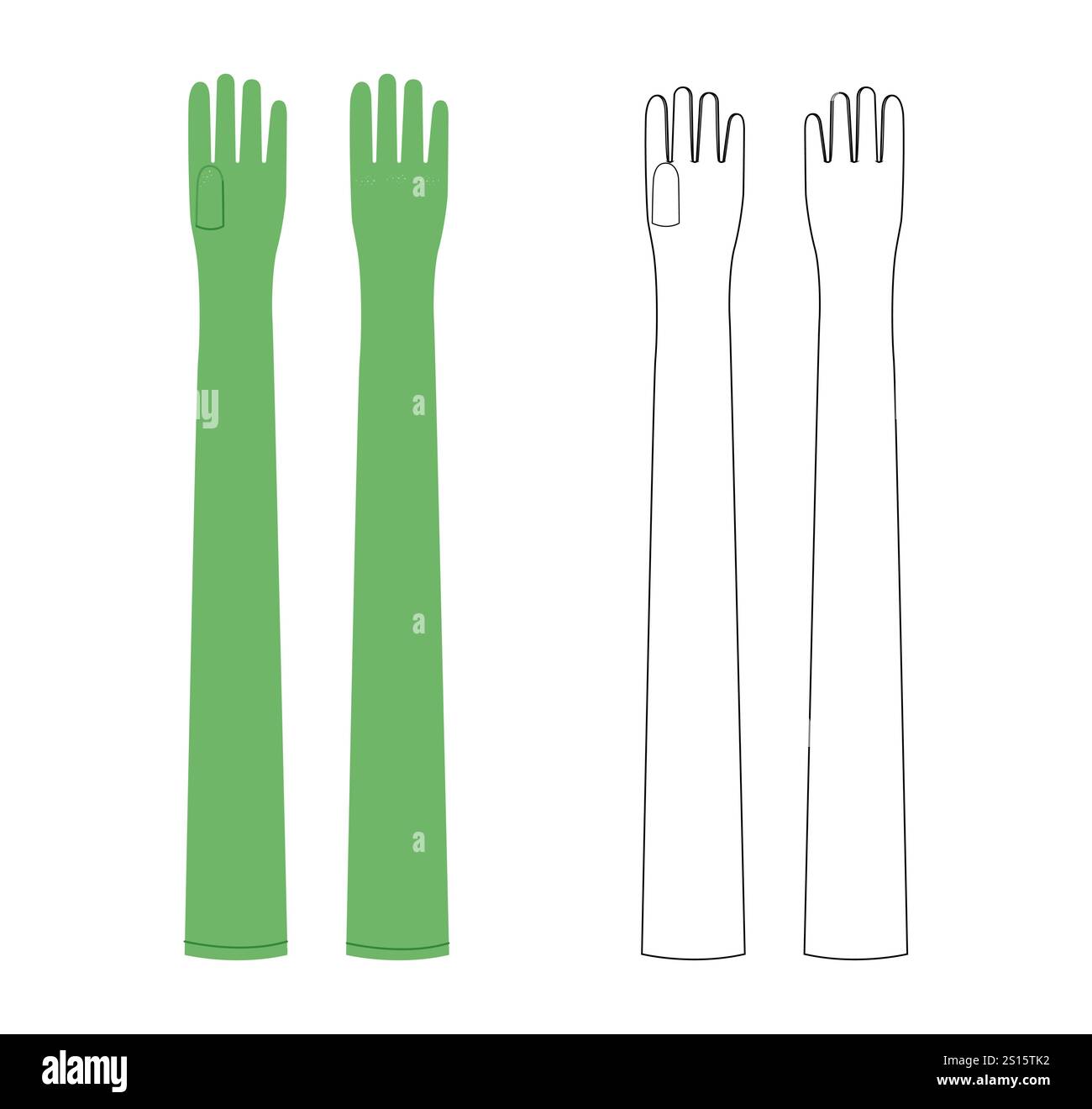 Extra Long Opera Gloves warm Underarm Maxi length boot type jade green ...