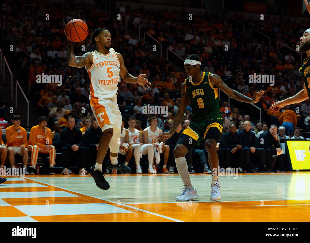 December 31, 2024: Zakai Zeigler #5 of the Tennessee Volunteers saves ...