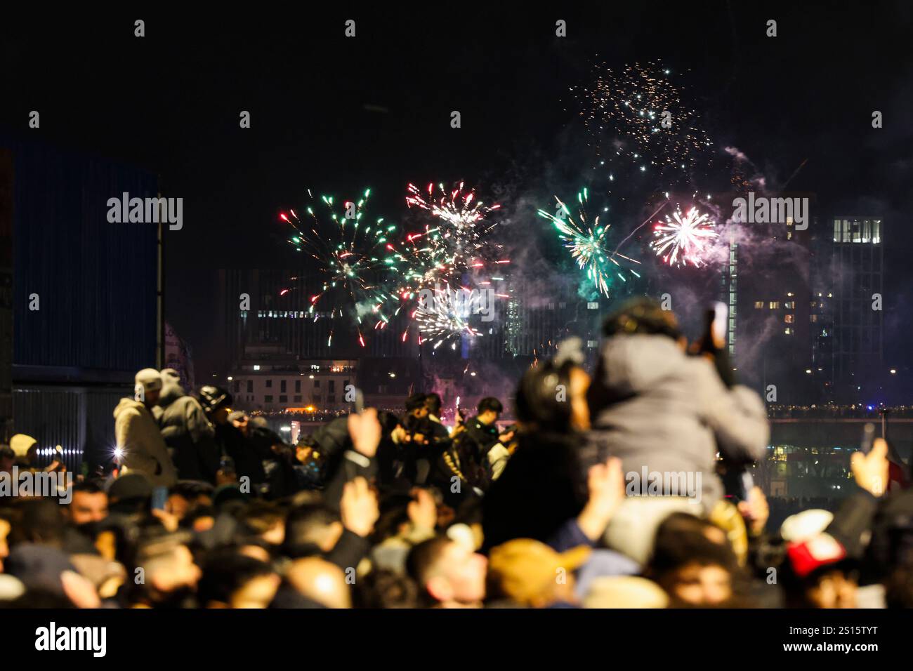 Duesseldorf, Germany. 31st Dec, 2024. New Year's Eve in Düsseldorf, New ...