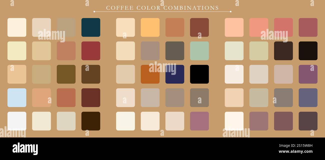color palette. Trend color palette guide template. Fit for fashion ...