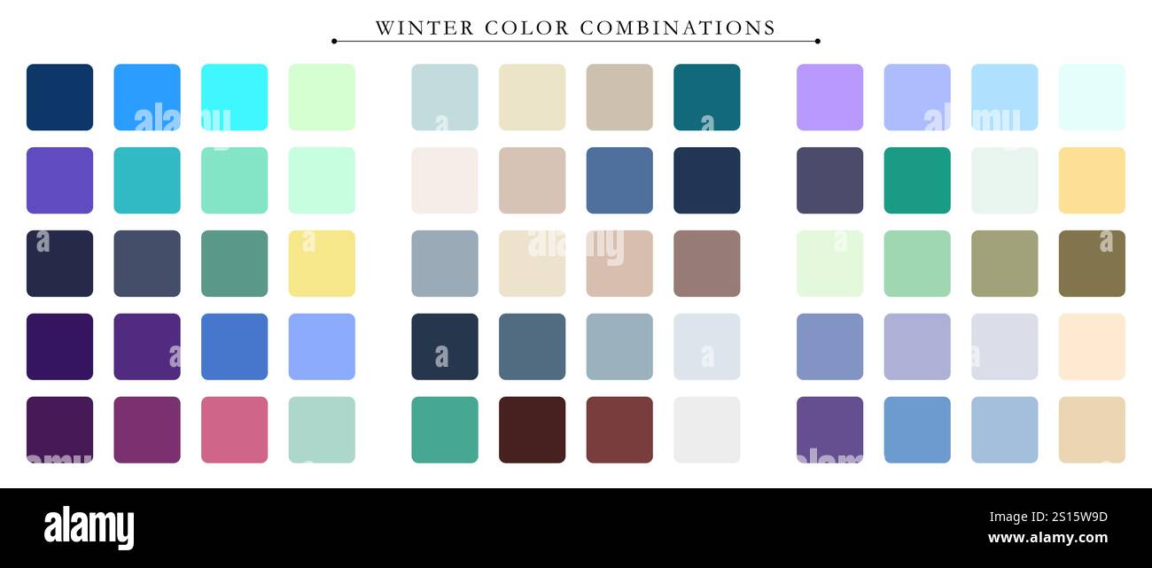 color palette. Trend color palette guide template. Fit for fashion ...